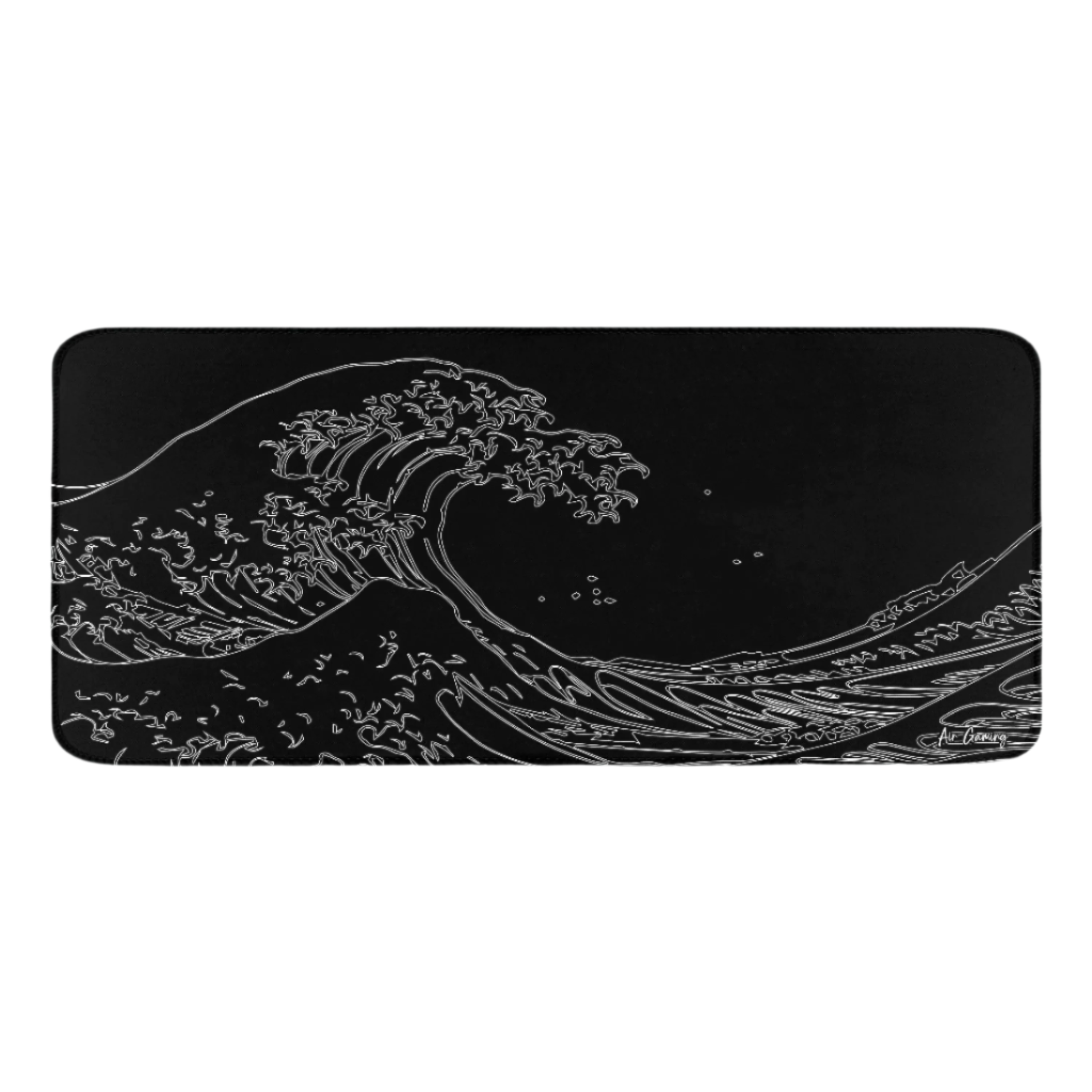 Black Arctic Wave - Gaming Mouse Pad – Air Gaming